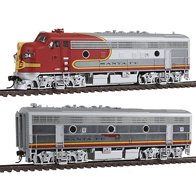 Walthers Proto 2000 HO F3A-B Set Santa Fe w/ DCC & Sound - Spring Creek Model Trains