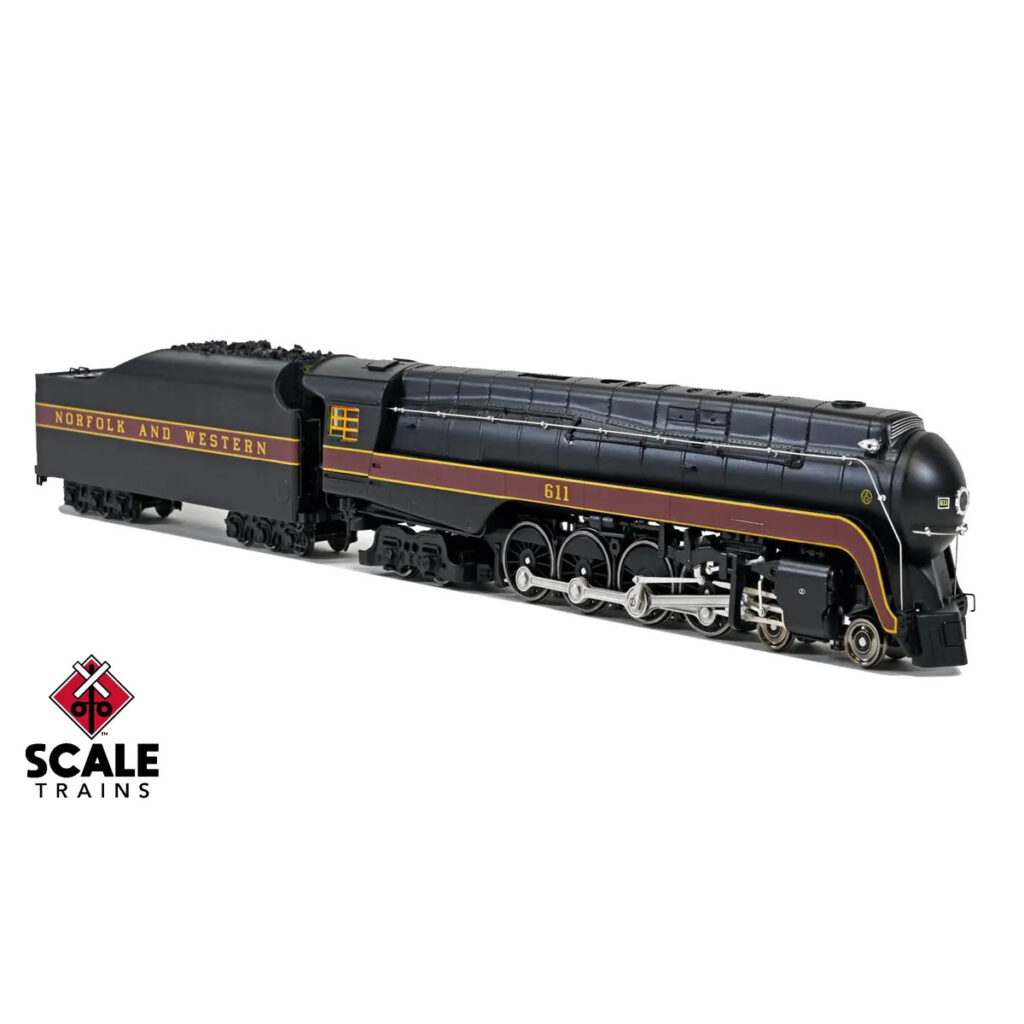 Scale Trains HO Fox Valley Models 4-8-4 Class J Norfolk Western "Late ...