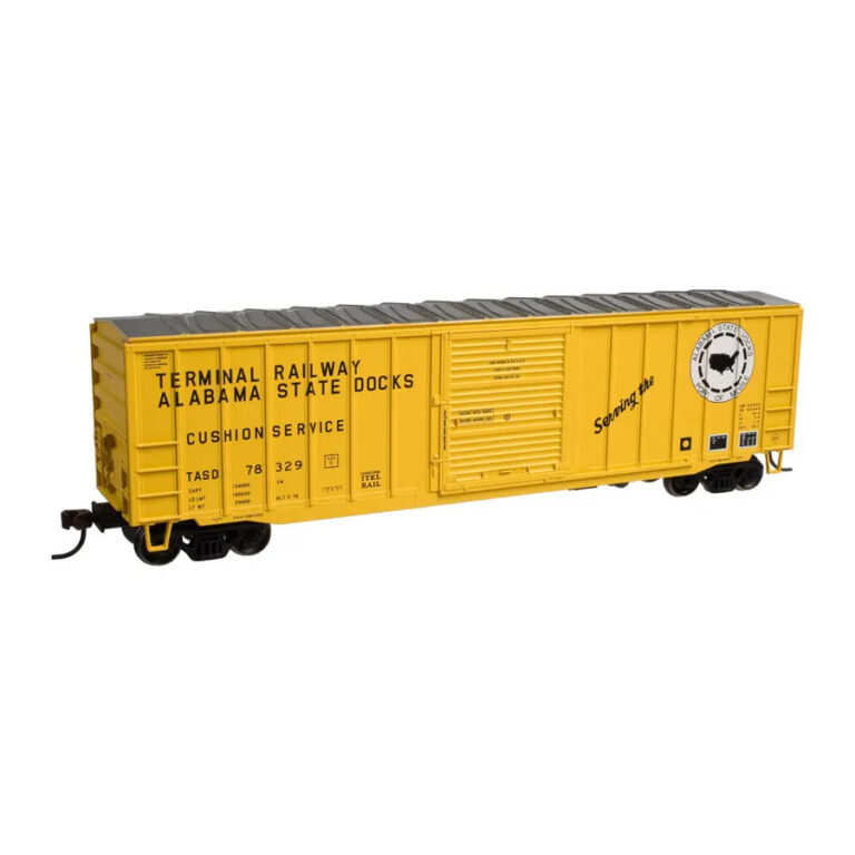 Atlas HO Trainman 50' ACF Box Car Terminal Railway Alabama State Docks ...