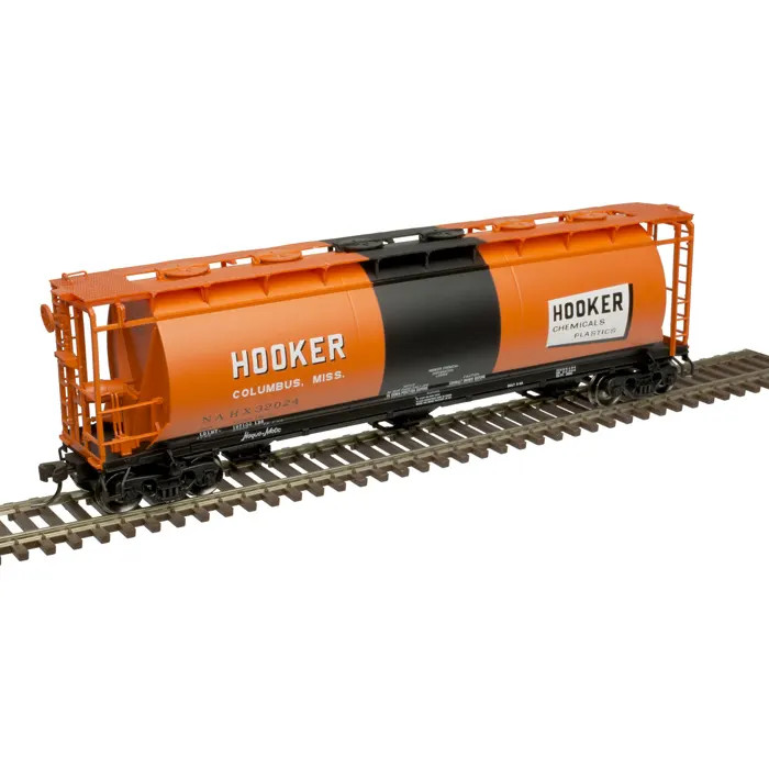 Atlas HO ACF 3 Bay Cylindrical Covered Hopper Hooker Chemical - Spring ...