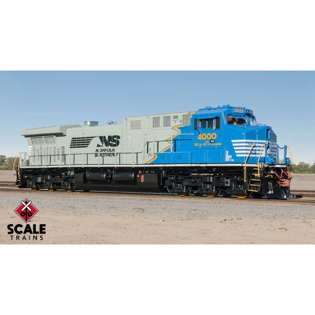 Scale Trains HO Rivet Counter AC44C6M Norfolk Southern "Sonic Bonnet" w/ DCC & Sound #4000 ...
