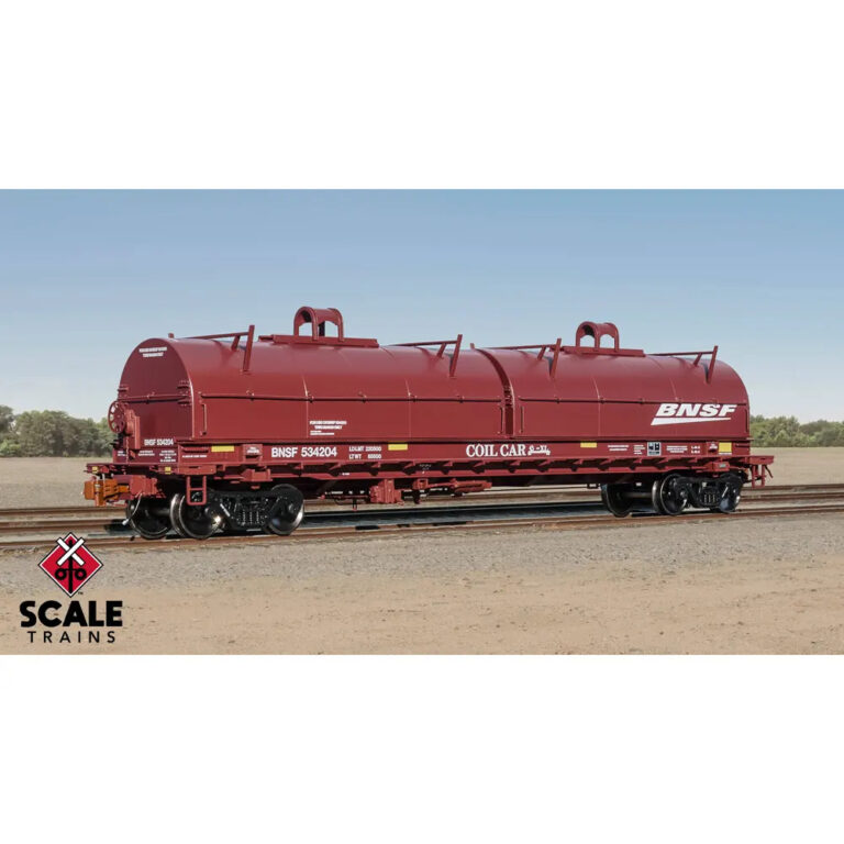 ScaleTrains HO Rivet Counter Thrall 48' 2-Hood Coil Car BNSF "Single ...
