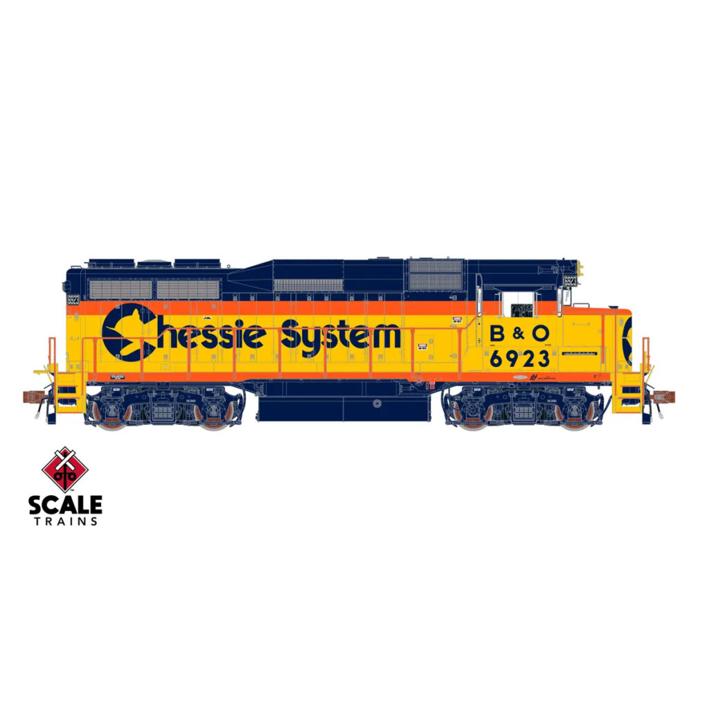 Scale Trains HO Rivet Counter GP30M Chessie System "B&O" w/ DCC & Sound - Spring Creek Model Trains