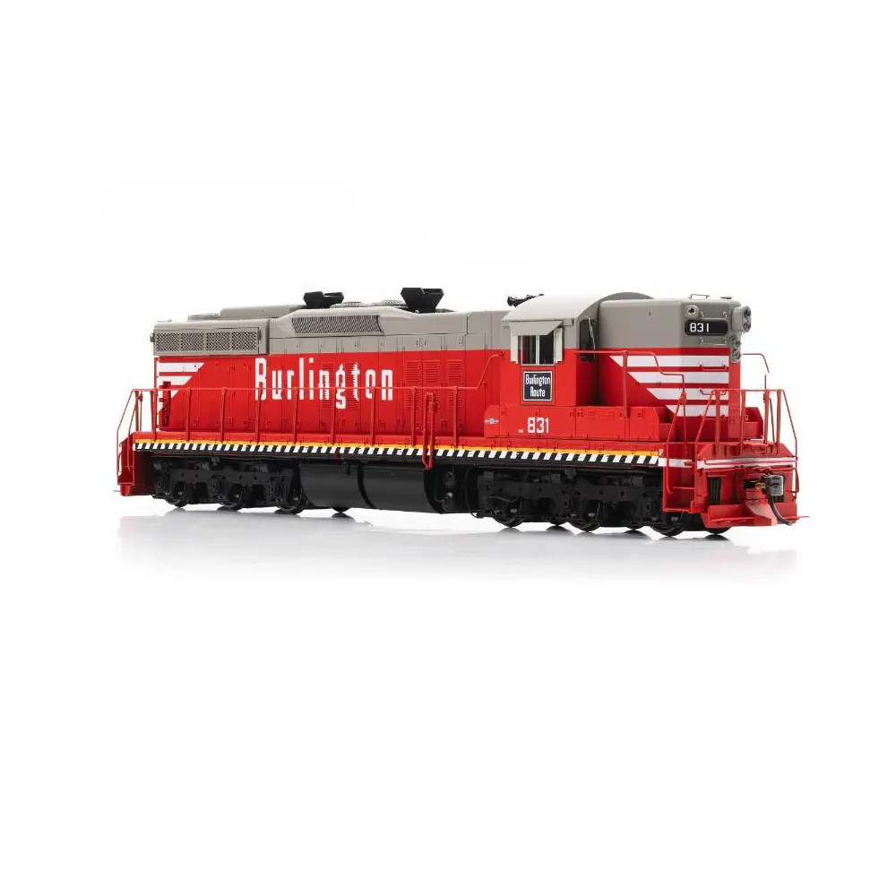 Rapido HO SD9 Chicago Burlington & Quincy "Yellow Frame Stripe" w/ DCC & Sound - Spring Creek ...