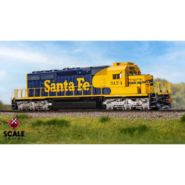 Scale Trains HO Rivet Counter SD40-2 Santa Fe "Nose Headlight" w/ DCC & Sound - Spring Creek ...