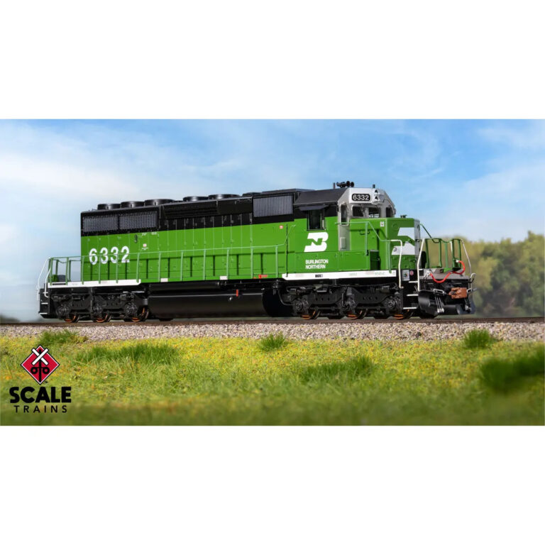 Scale Trains HO Rivet Counter SD40-2 Burlington Northern "White Face" w/ DCC & Sound - Spring ...