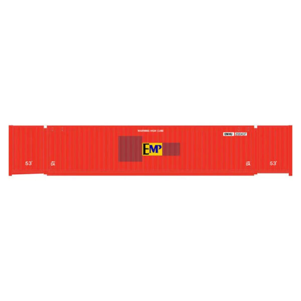 Atlas HO 53' Jindo Container EMP "Red, ex Hub Group" 3 Pack - Spring ...