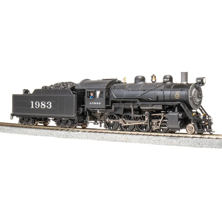 Broadway Limited Paragon 4 HO 2-8-0 Santa Fe w/ DCC, Sound, & Smoke - Spring Creek Model Trains