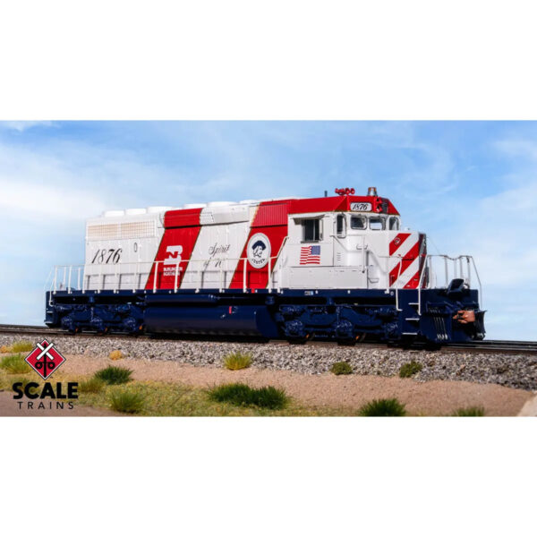 Scale Trains HO Rivet Counter SD40-2 Burlington Northern "Bicentennial" #1876 - Spring Creek ...