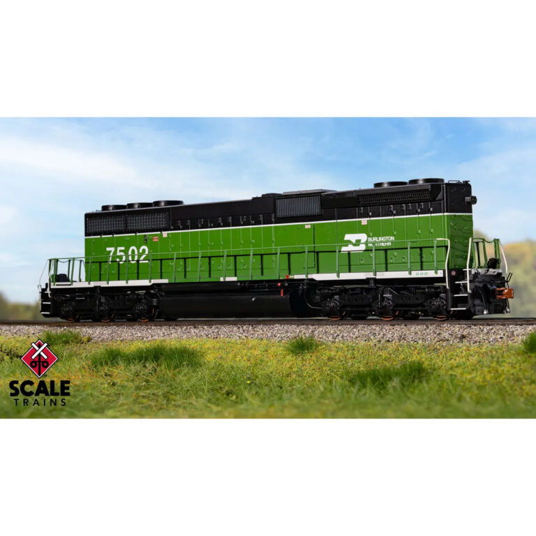 Scale Trains HO Rivet Counter SD40-2B Burlington Northern "White Face" #7502 - Spring Creek ...