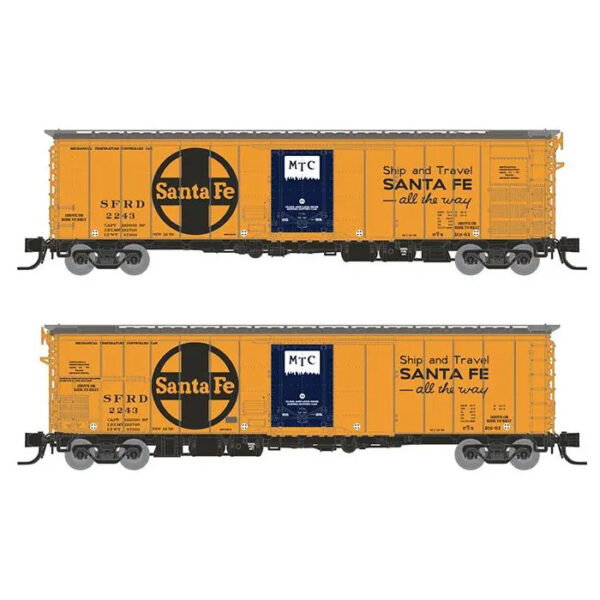 Rapido N ATSF RR-61 Mechanical Reefer Santa Fe "All The Way" - Spring ...
