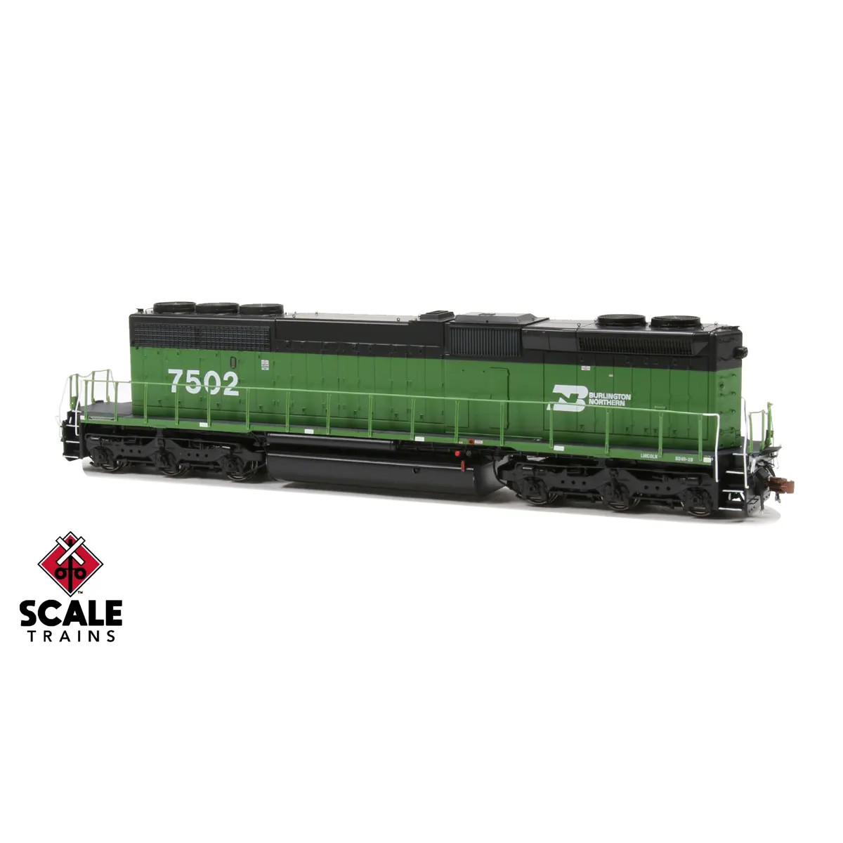 Scale Trains HO Rivet Counter SD40-2B Burlington Northern w/ DCC & Sound #7502 - Spring Creek ...