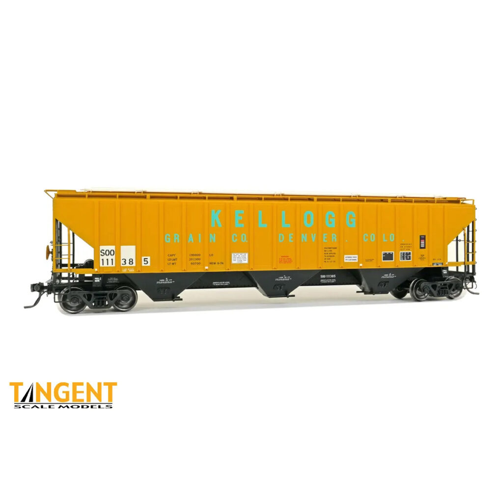 Tangent HO PS-2CD 4750 Covered Hopper Soo Line "ex Kellogg Grain ...