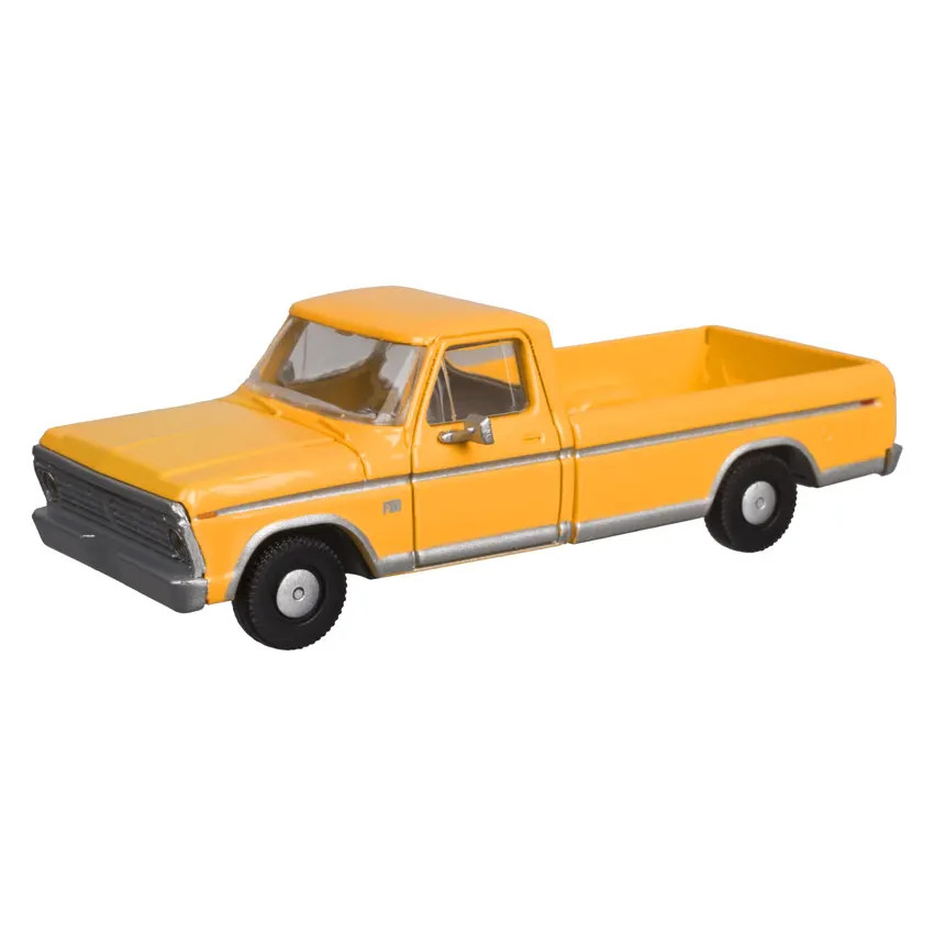 Atlas HO Ford 1973 F-100 Pickup MOW Yellow - Spring Creek Model Trains