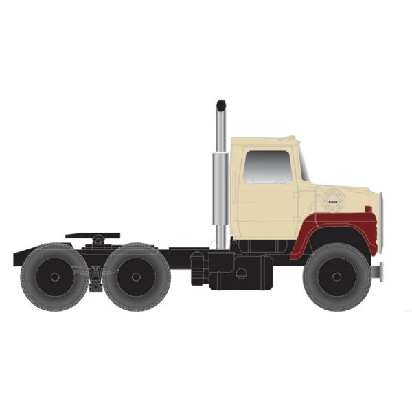 Atlas HO Ford LNT 9000 Tractor Tan & Maroon - Spring Creek Model Trains