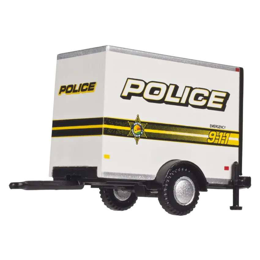 Atlas HO Box Trailer Police - Spring Creek Model Trains