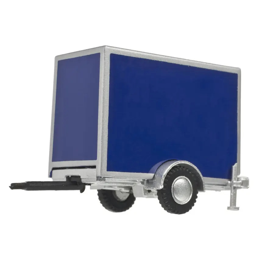 Atlas HO Box Trailer Blue - Spring Creek Model Trains