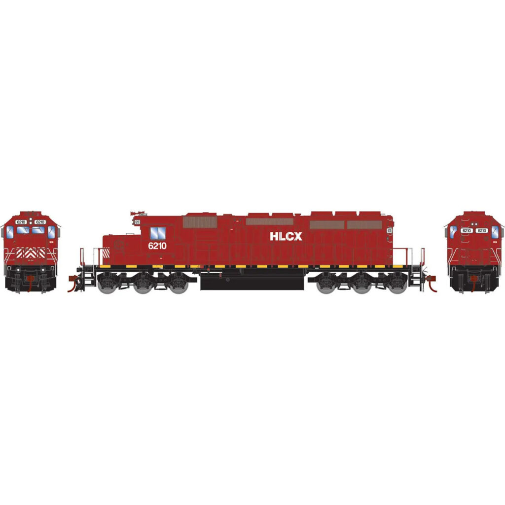 Athearn HO SD40-2 Helm Leasing "HLCX, Red" w/ DCC & Sound - Spring ...