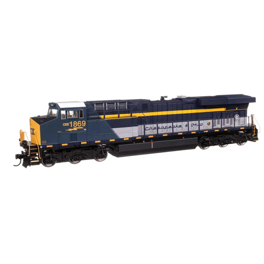 Walthers Mainline HO ES44AC CSX "C&O Heritage" w/ DCC & Sound #1869 ...
