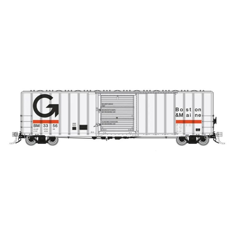 Rapido HO 50' PC&F 5241 Box Car Boston & Maine "Guilford" - Spring ...