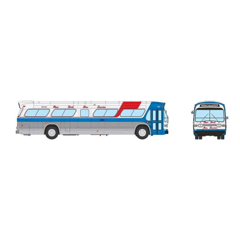 Rapido HO Mid-1960s - 1980s Suburban New Look Bus New York Bus Service ...