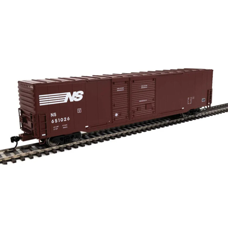 Walthers Mainline HO 60' PS Auto Parts 10' & 6' Double Door Box Car ...