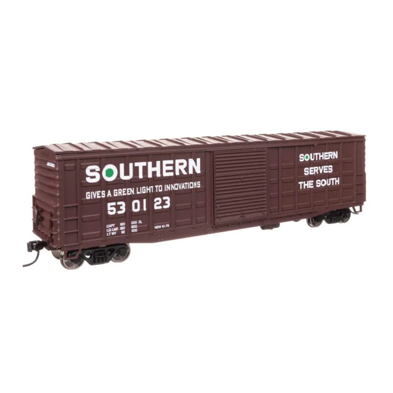 Walthers Mainline HO 50' Waffle Side Box Car Southern - Spring Creek ...