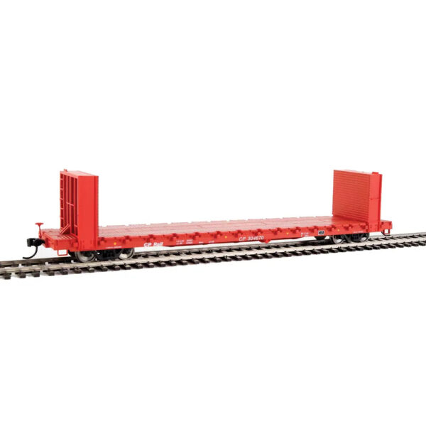 Walthers Mainline HO 60' PS Bulkhead Flat Car Canadian Pacific - Spring ...