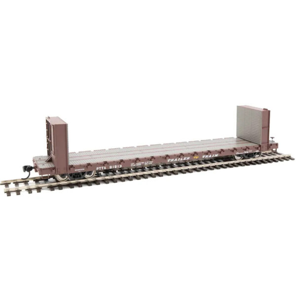 Walthers Mainline HO 60' PS Bulkhead Flat Car Trailer Train "PTTX ...