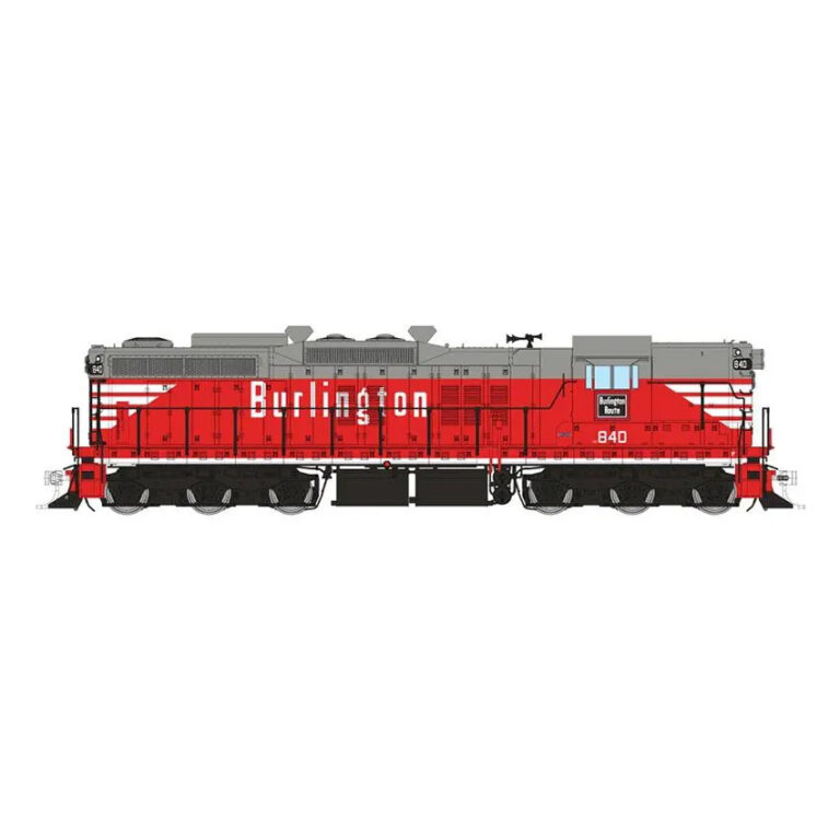 Rapido HO SD9 Chicago Burlington & Quincy "White Frame Stripe" w/ DCC ...