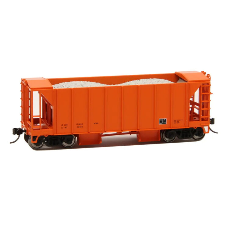 Bowser HO 70 Ton 2 Bay Ballast Hopper with Side Chutes Dimensional Data ...