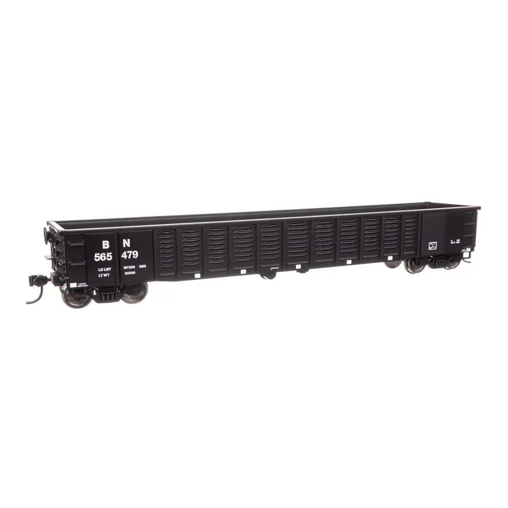 Walthers Mainline HO 53' Corrugated Gondola Burlington Northern "Black ...